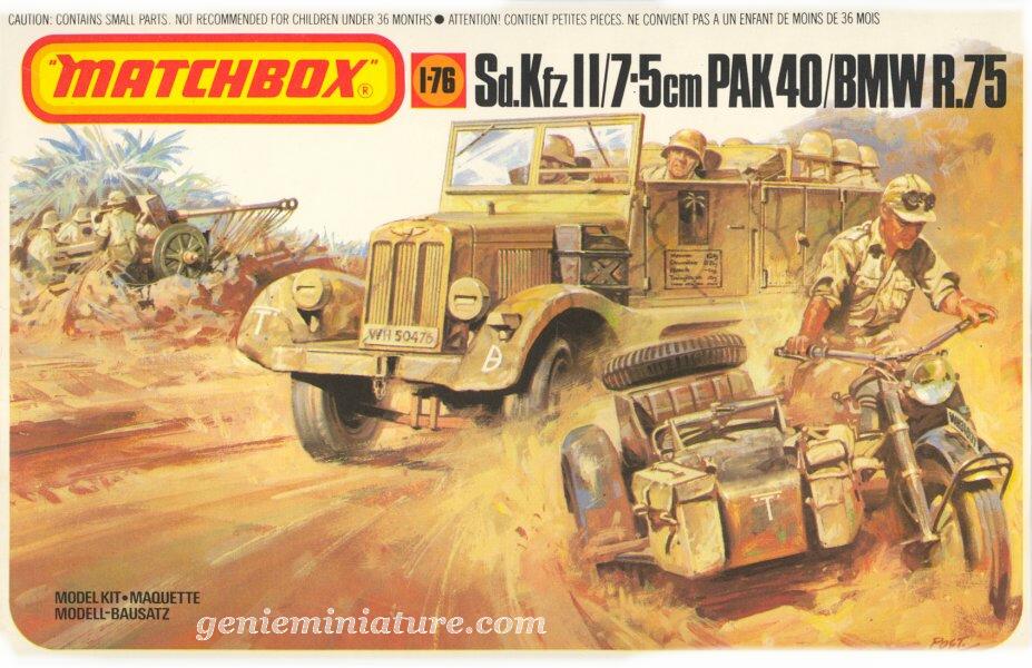 Matchbox kit militaire 1/76ème