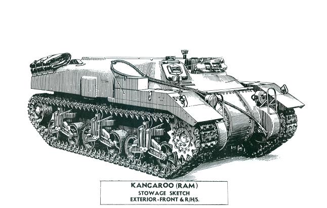 Char Sherman miniature